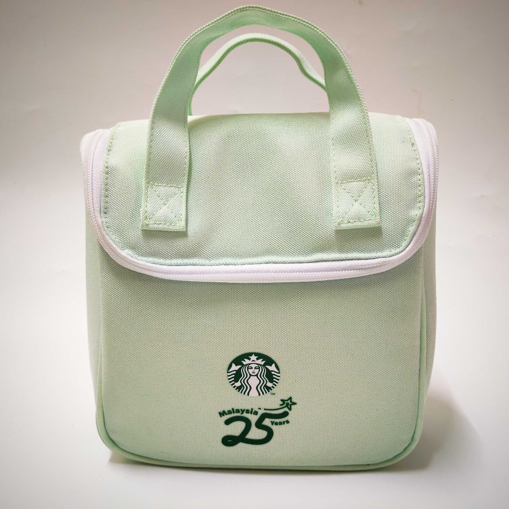 Limited Edition Starbucks 25th Anniversary Green Cooler Bag (capacity ...