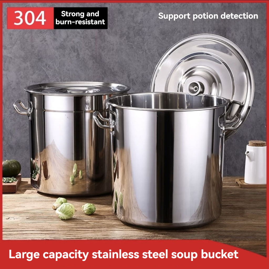 Stainless Steel Stock Pot 45*45cm 70 Liter/ Soup pot multifunctional ...