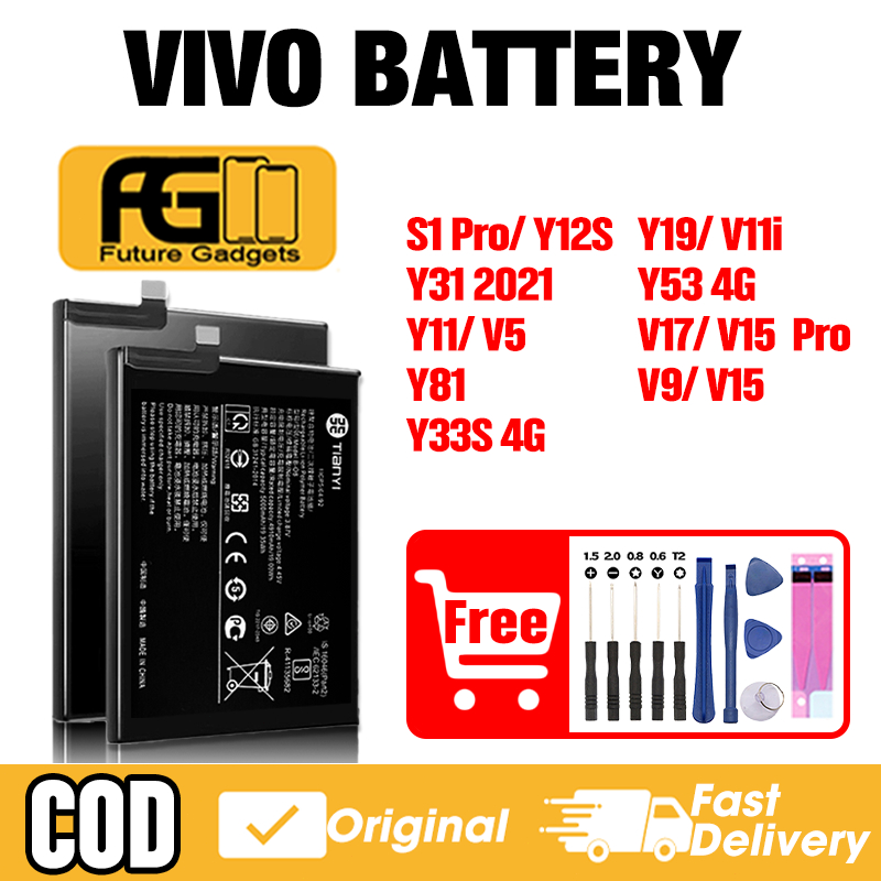 Bateri Battery Compatible For VIVO Y81/ Y11/ Y53/ Y33s 4G/ Y19/ Y31 ...