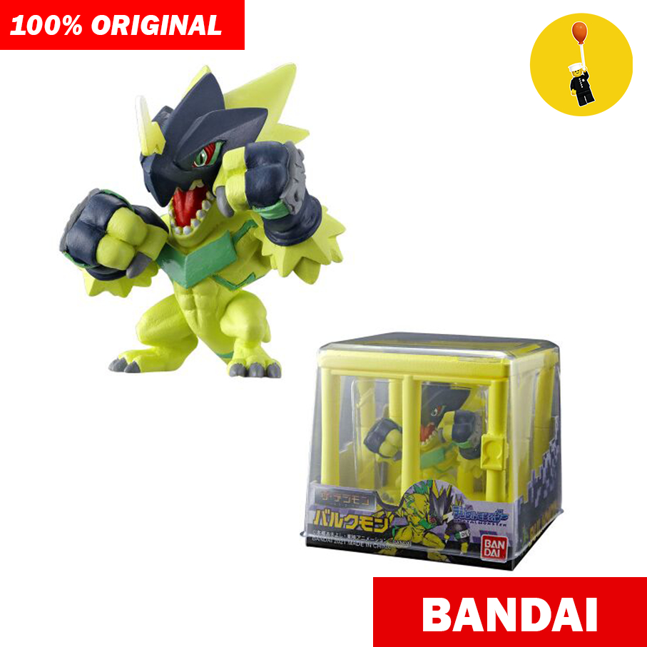 BANDAI Digimon Adventure Mini Figure Cage - Bulkmon (Condition as photo ...