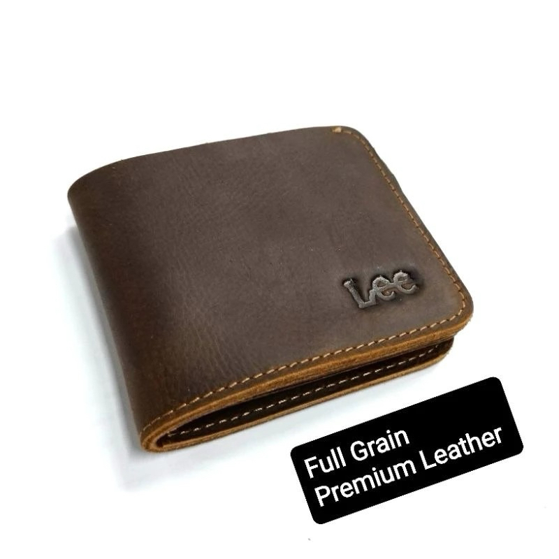 FULL GRAIN LEATHER WALLET BEG DUIT LELAKI KULIT | Shopee Malaysia