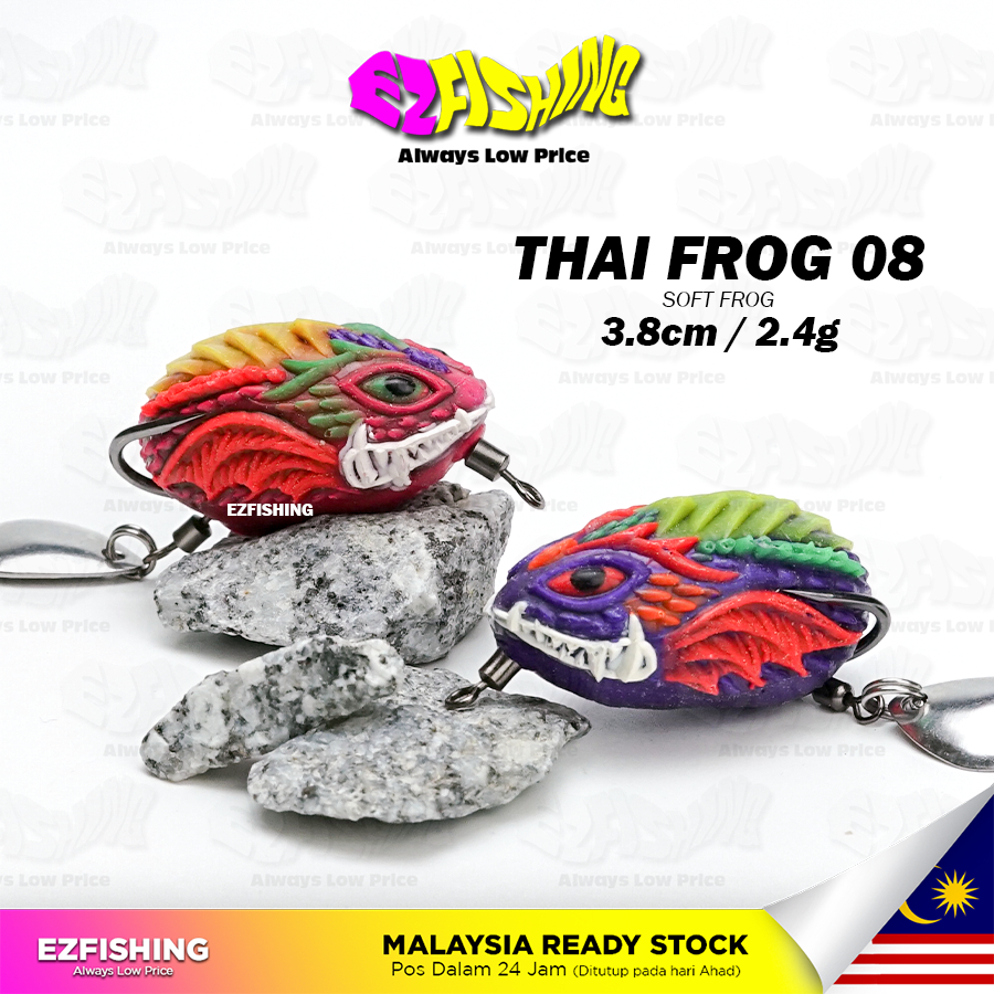 EZF Thai Frog 08 | 3.8cm 2.4g | Thailand Soft frog Umpan Tiruan Katak ...