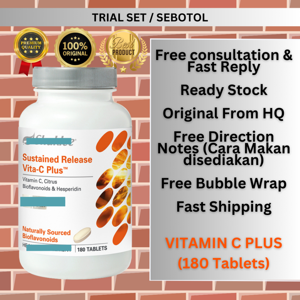 Vitamin C Plus Sustained Release 180 Tablets Trial Set Full Set ...
