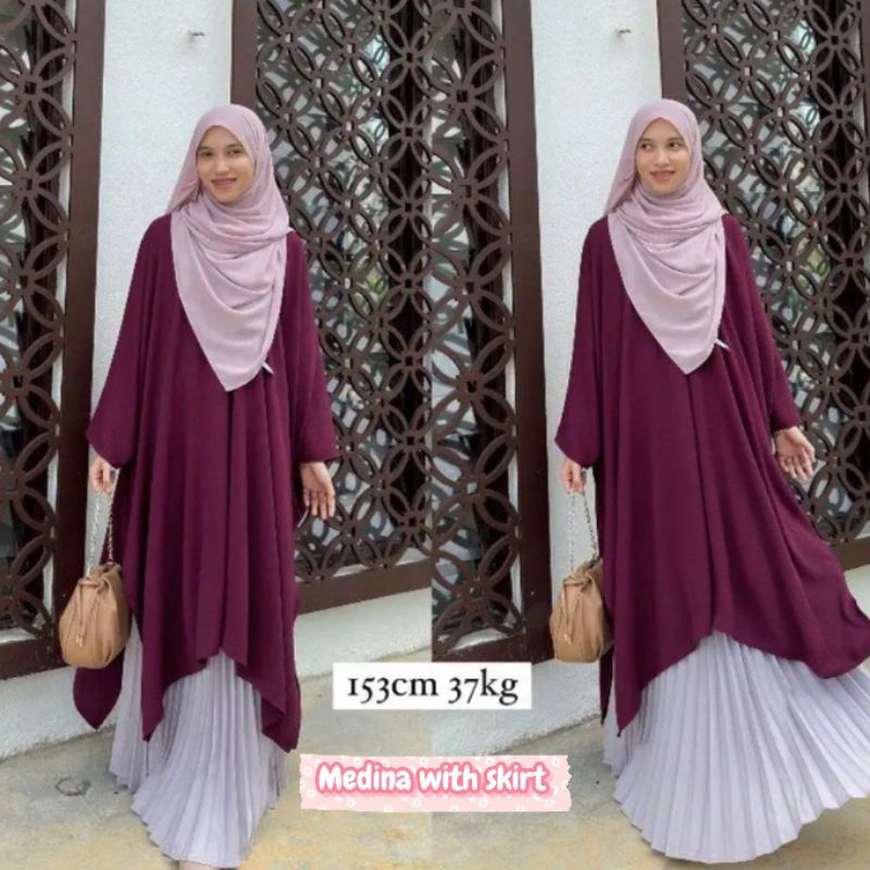 Blouse Labuh Muslimah Plain / Baggy Blouse | Shopee Malaysia