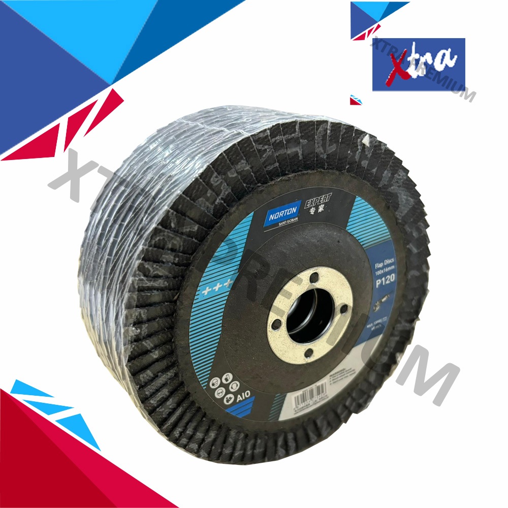 NORTON EXPERT FLAP DISC P60/P120 (100mmx16.0mm) | Shopee Malaysia