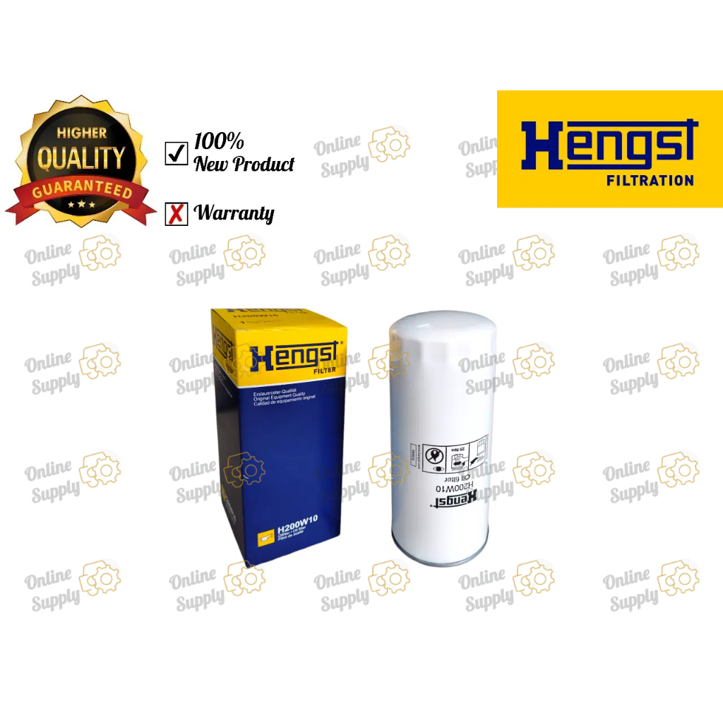 (Original Hengst) Volvo FH/FL/FM / Renault VI Oil Filter H200W10 ...