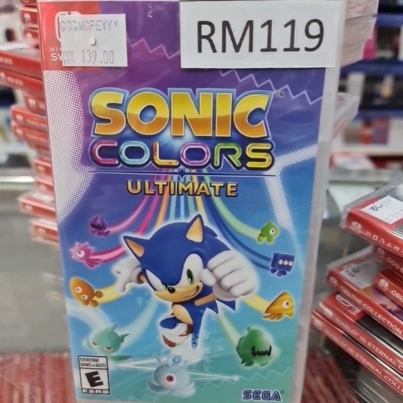 NS SONIC COLORS ULTIMATE ENG US NEW AND SEALED | Shopee Malaysia
