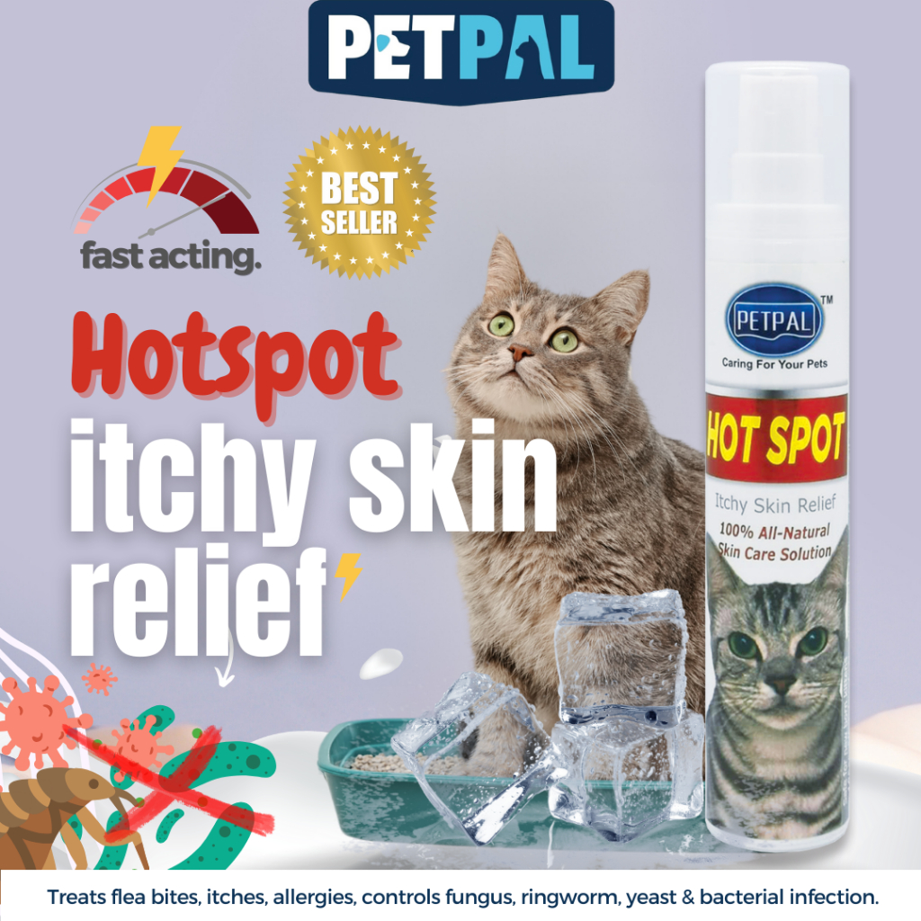 Petpal® Hotspot Itchy Skin Spray for Cats & Dogs | Anti-Fungal ...