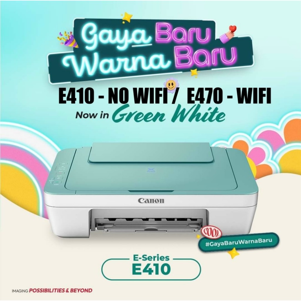 CANON E410 / E470 / MG3070S / E510 / MG2577S TS3470 TS207 TS307 E4270 COLOR PRINTER. HP 2135 ...