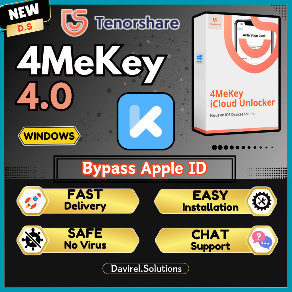 Tenorshare 4MeKey Activation Unlocker | Version 4.0 | Windows | Shopee ...