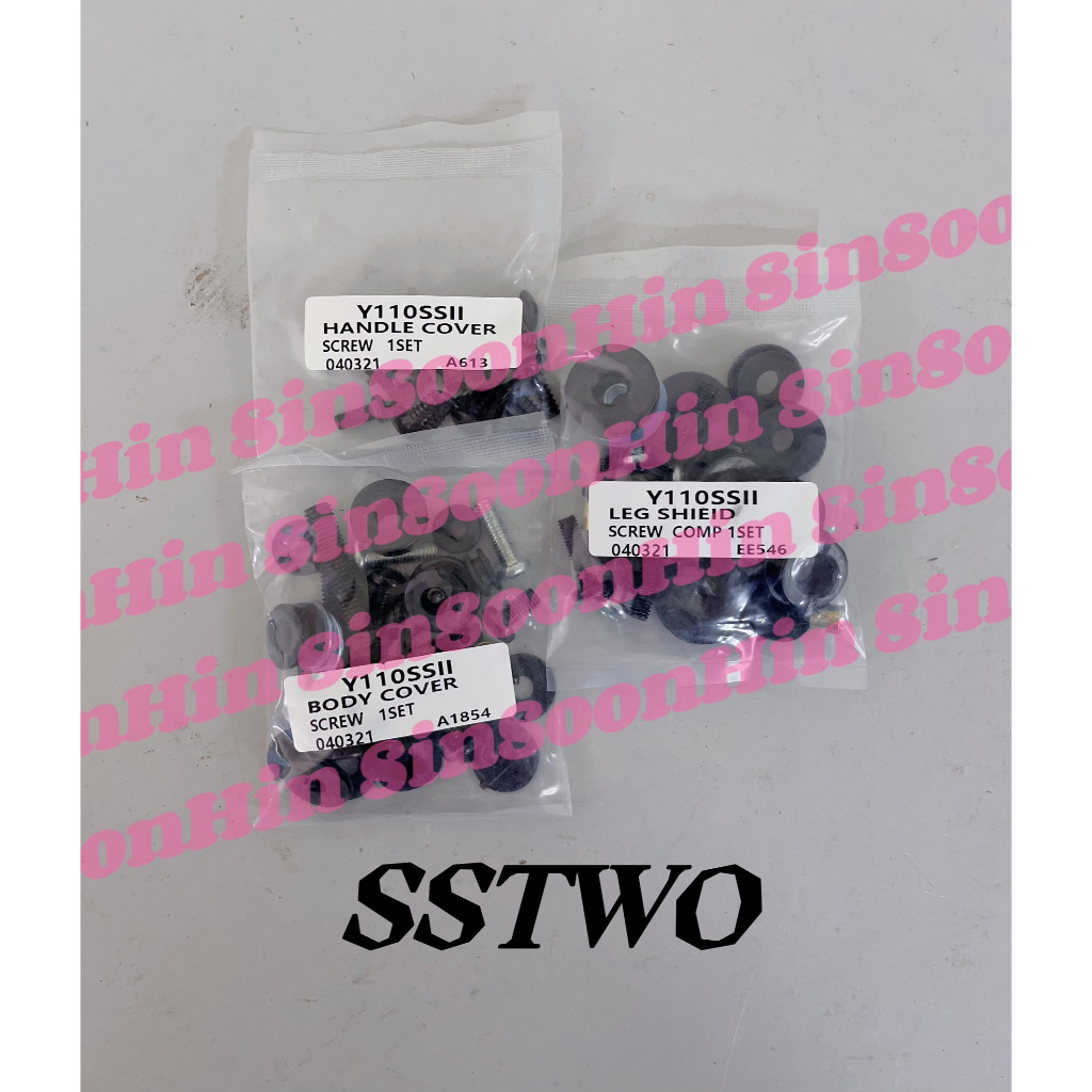 Yamaha SS-TWO SS-2 FULL Body Cover Set Screw # skru set cover body ...