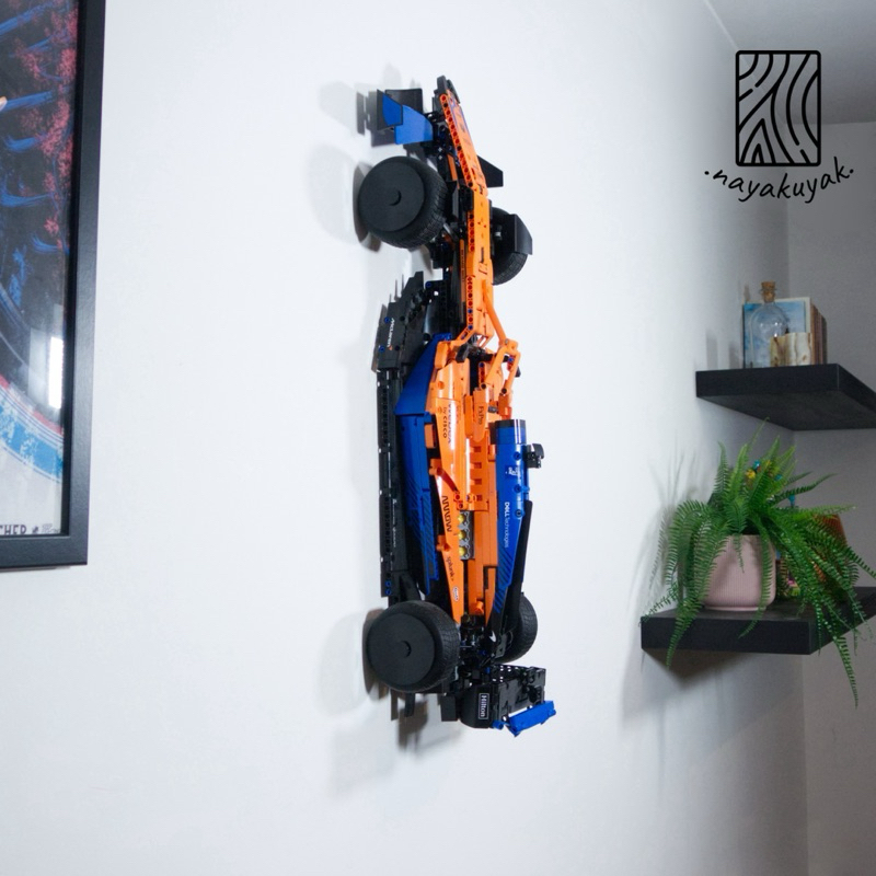 Flushed Wall Mount For Lego Technic Mclaren Formula 1 Race Car F1 ...