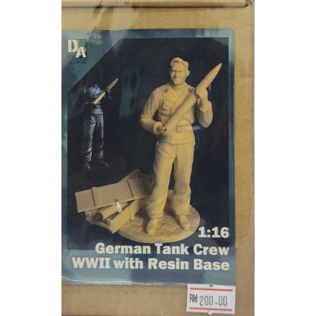 Dream Arsenal Figure 1/16 German Tank Crew WWII with Resin Base ...