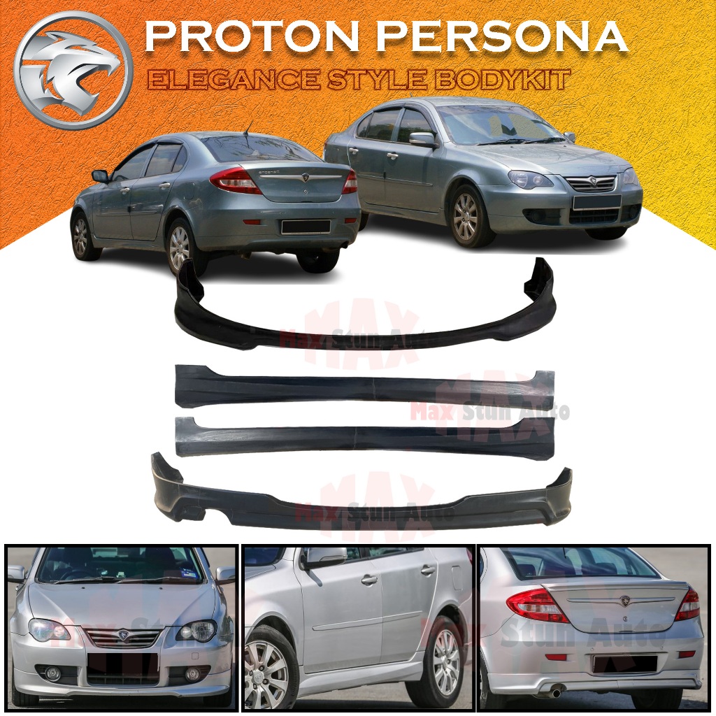 PROTON PERSONA ELEGANCE LOOK FULLSET BODYKIT (ELG) BUMPER SKIRT LIP CAR ...