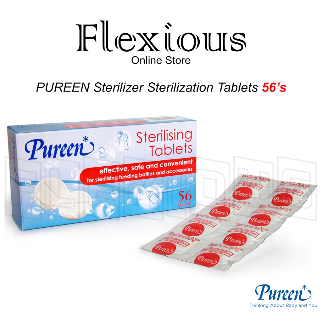 *PUREEN* Sterilizer Sterilization Sterilising Tablets for Bottle and ...