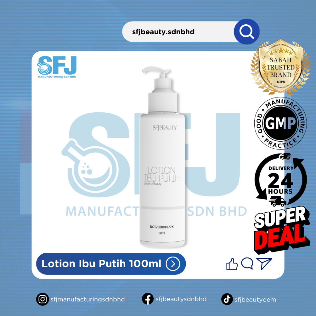 LOTION IBU PUTIH BY SFJ 100ML | Shopee Malaysia