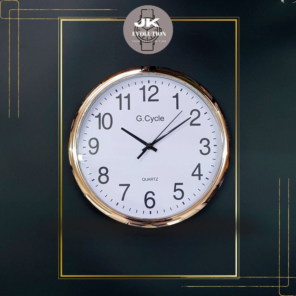 G Cycle Wall Clock Medium Size Clock Living Room Clock Tick Tock Sound ...