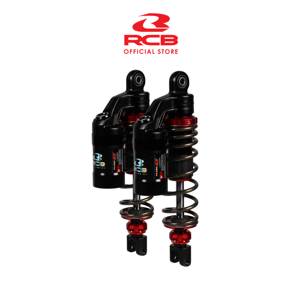 RCB FLOW-S DUAL SHOCKS ABSORBER NVX V1 V2 275MM 305MM / NMAX V2 ...