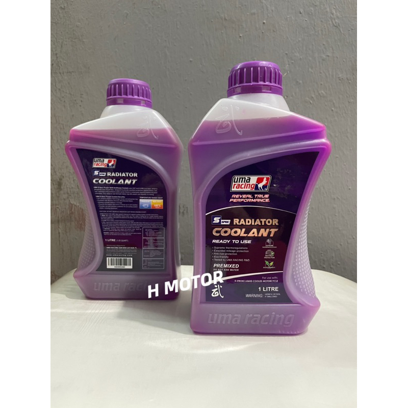 UMA RACING COOLANT I LITRE 100% ORIGINAL RADIATOR COOLANT | Shopee Malaysia
