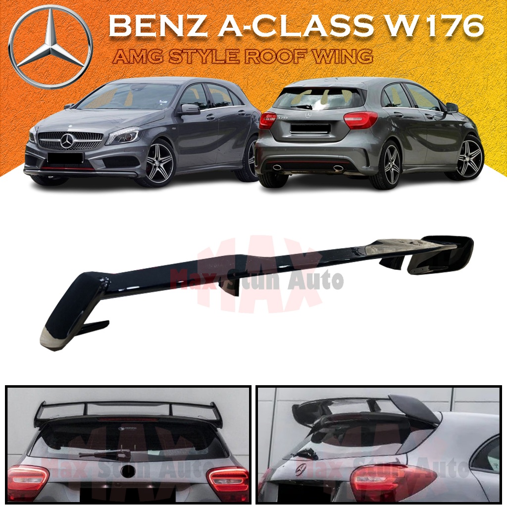 MERCEDES BENZ A-CLASS W176 2013-2018 AMG SPOILER A45 AMG LOOK REAR ...