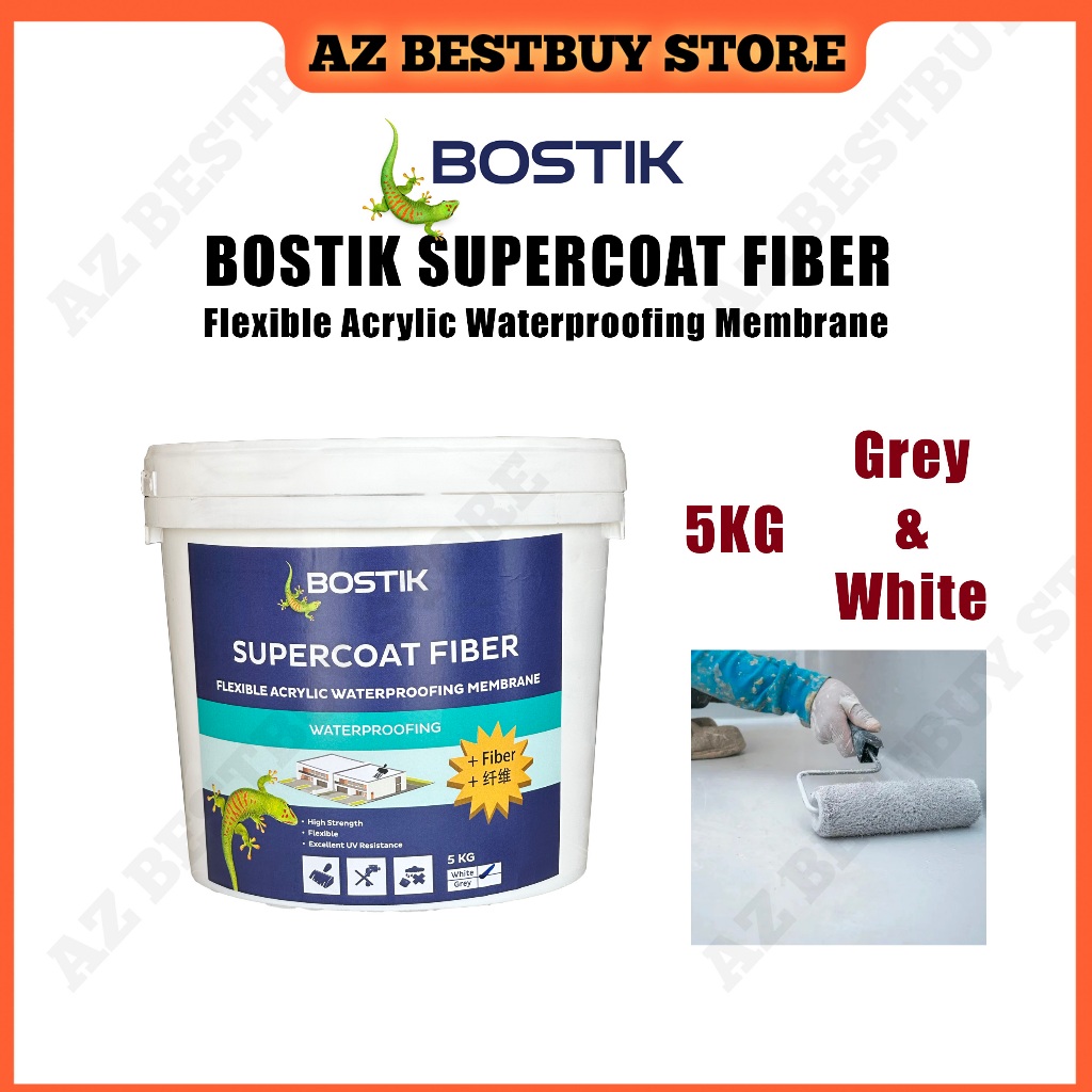 Bostik Supercoat Fiber Single Component Fiber Reinforced Flexible ...