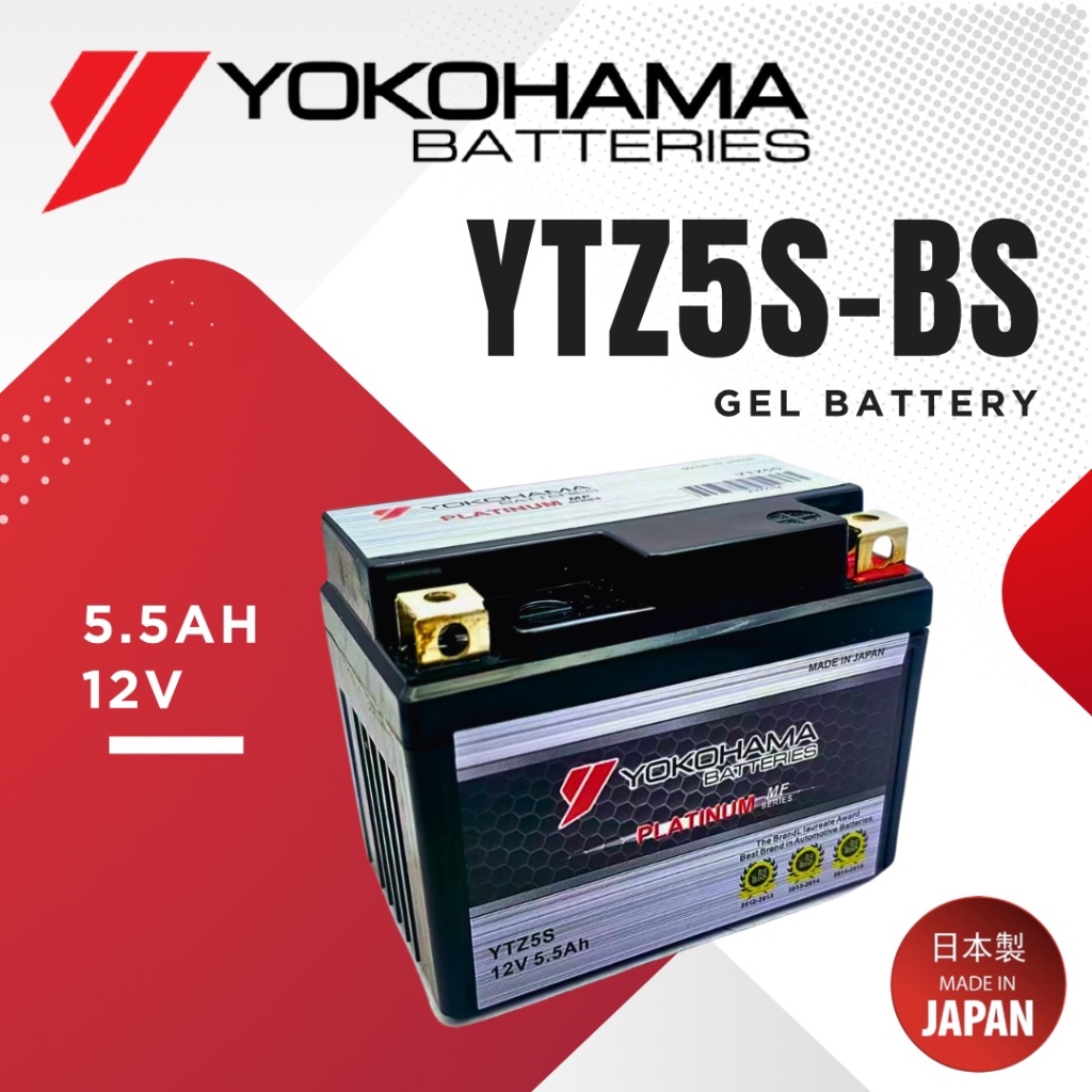 YTZ5 YTZ5S BATTERY YOKOHAMA YAMAHA LC135 V2-V8 HONDA EX5 DREAM WAVE125 ...