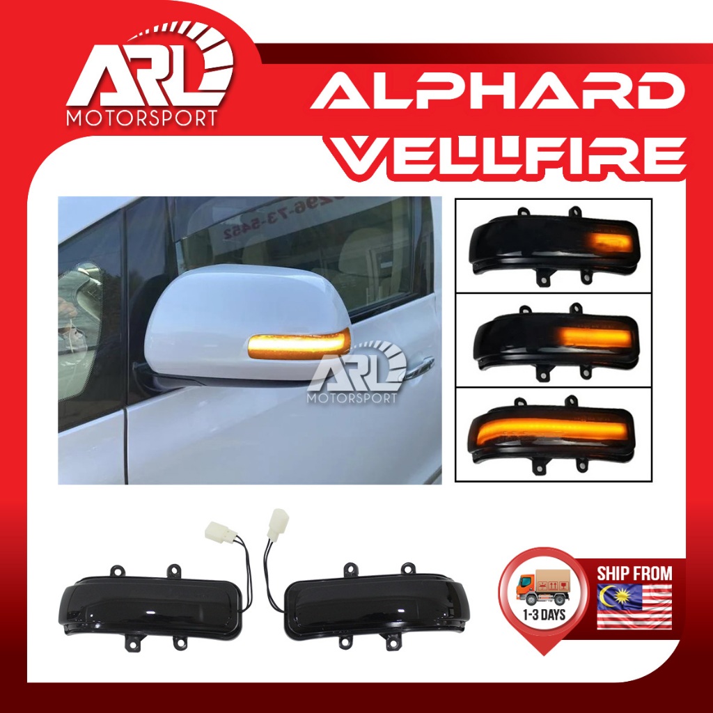Toyota Vellfire / Alphard 20 Series Dynamic LED Turn Signal Light Side ...