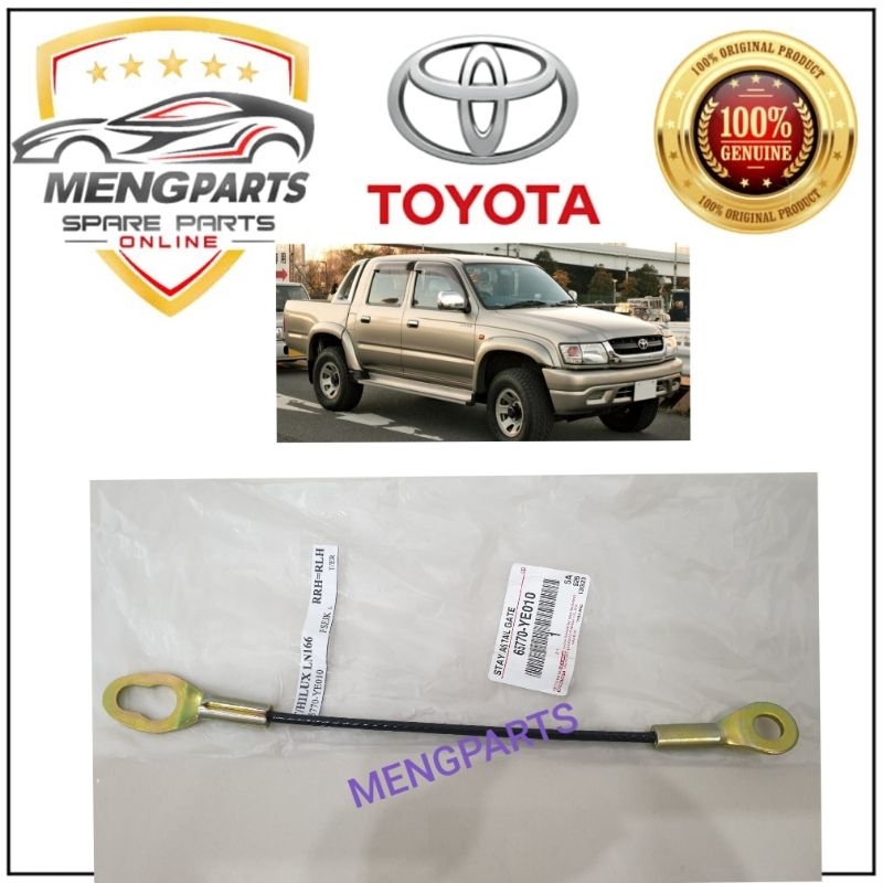 ORIGINAL TOYOTA HILUX LN166 SR TURBO KDN165 KDN190 REAR TAILGATE CABLE ...