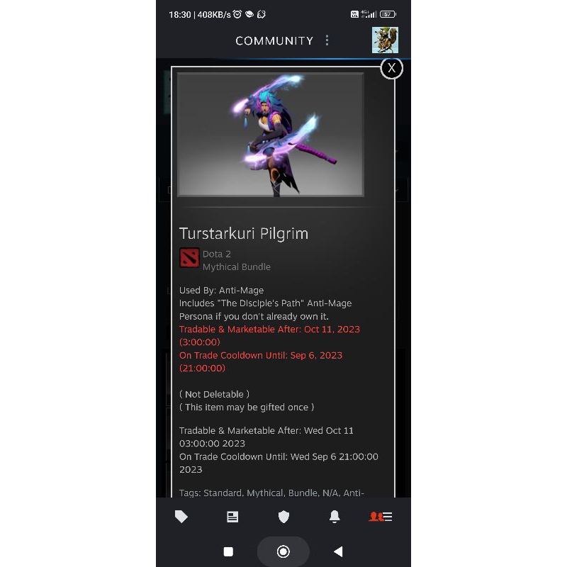 Anti-mage 2023 collector cache persona | Shopee Malaysia