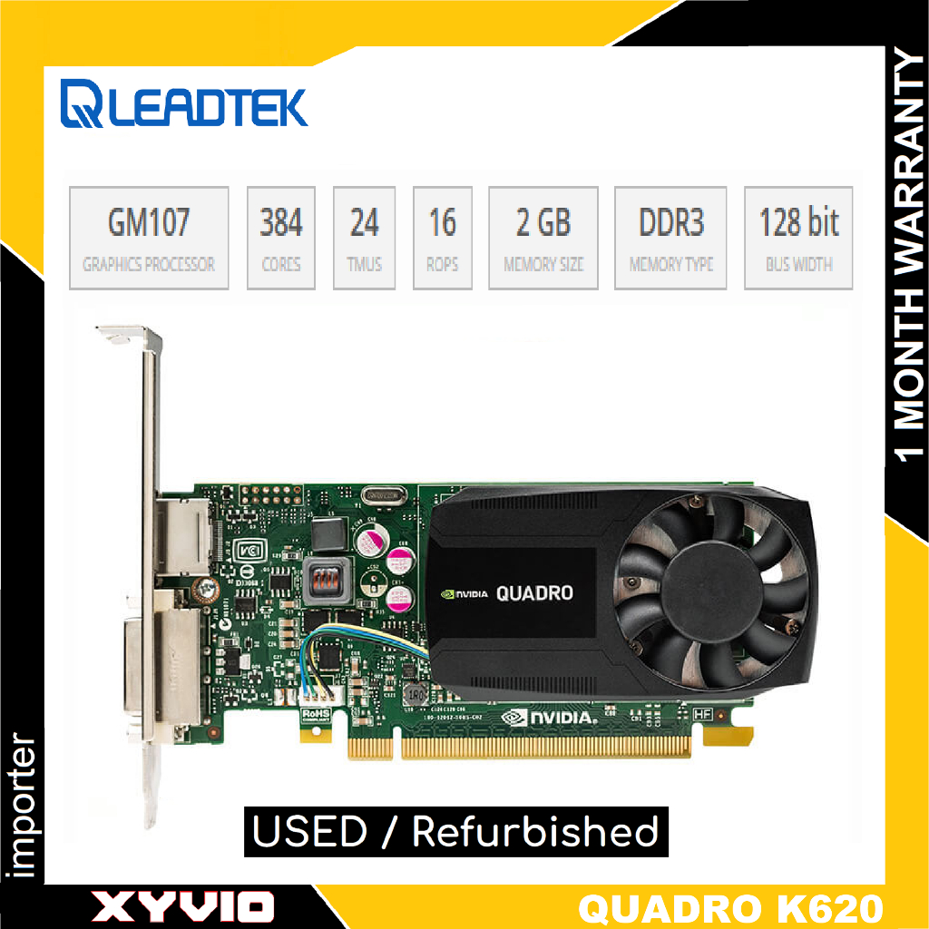 LEADTEK QUADRO K620 HD7770 2GB Graphics Card | Shopee Malaysia