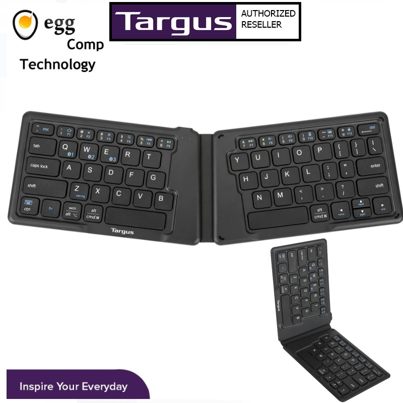 AKF003 - TARGUS ERGONOMIC BLUETOOTH FOLDABLE ANTI-MICROBIAL KEYBOARD ...