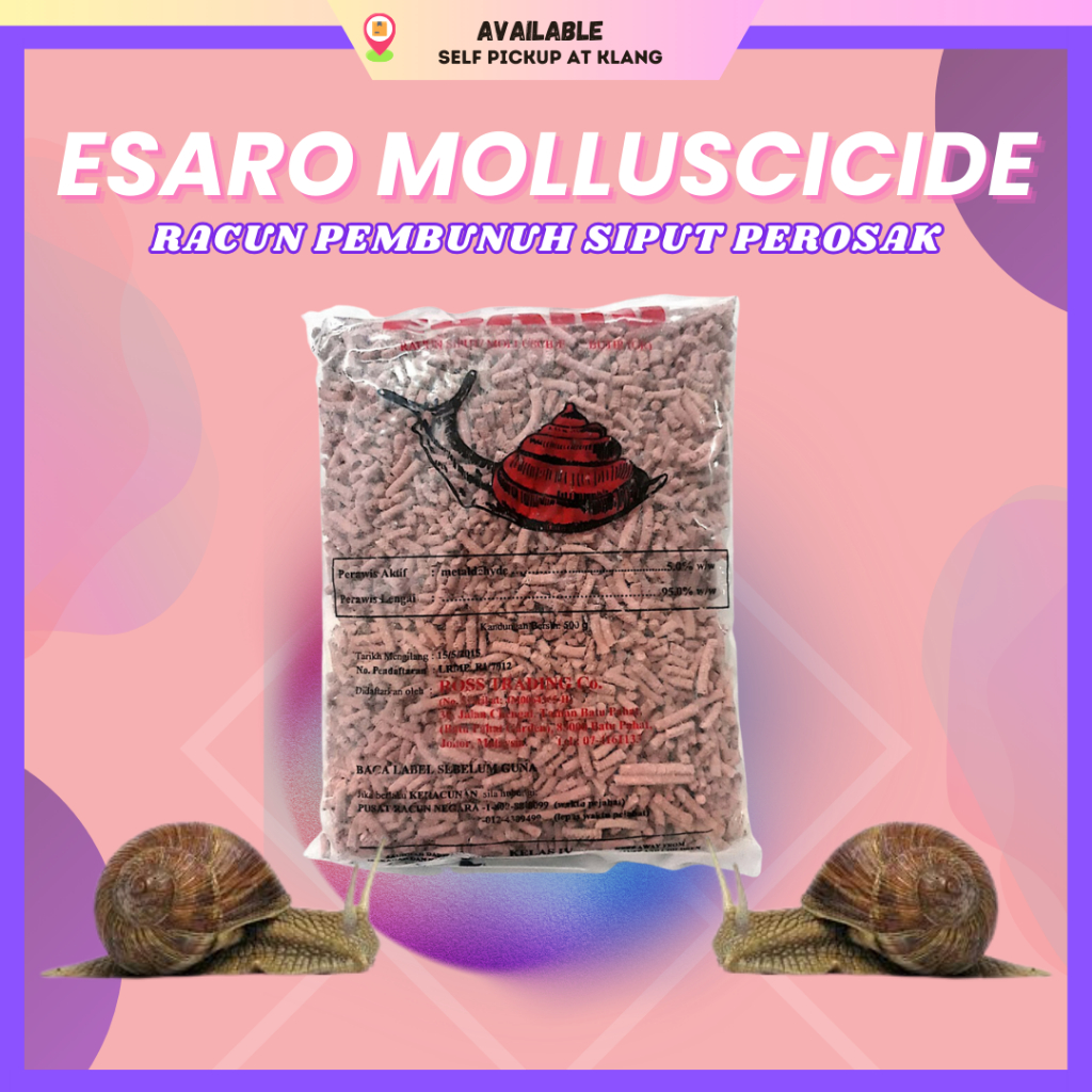 ESARO Racun Siput Snail Killer Chemical Poison Killer Molluscicide ...