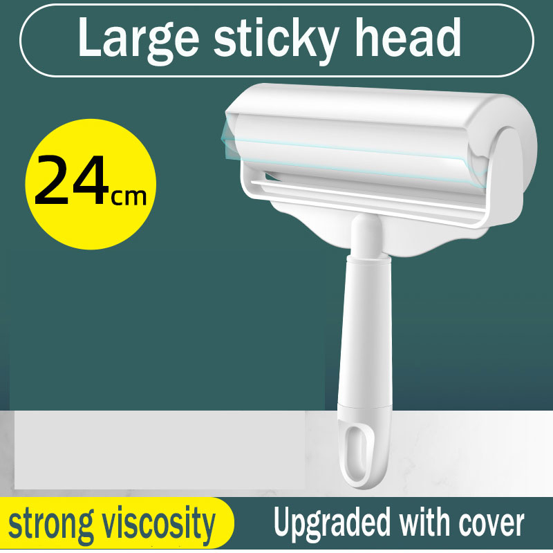 Dust roller Detachable Long Pole Sticky Lint Roller roller stick dust ...
