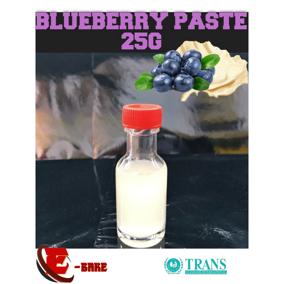 (BLUEBERRY) 25G REPACK | BLUEBERRY EMULCO | BLUEBERRY PASTE | BLUEBERRY ESSENCE | HALAL | Shopee ...