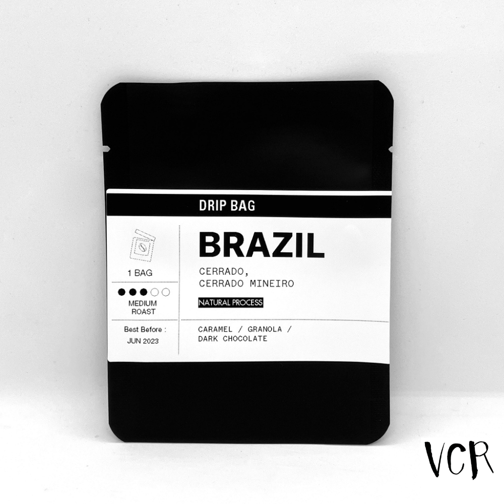 VCR Drip Bag Coffee (Brazil/Ethiopia) (Ground Coffee) (1 packet x 10g ...