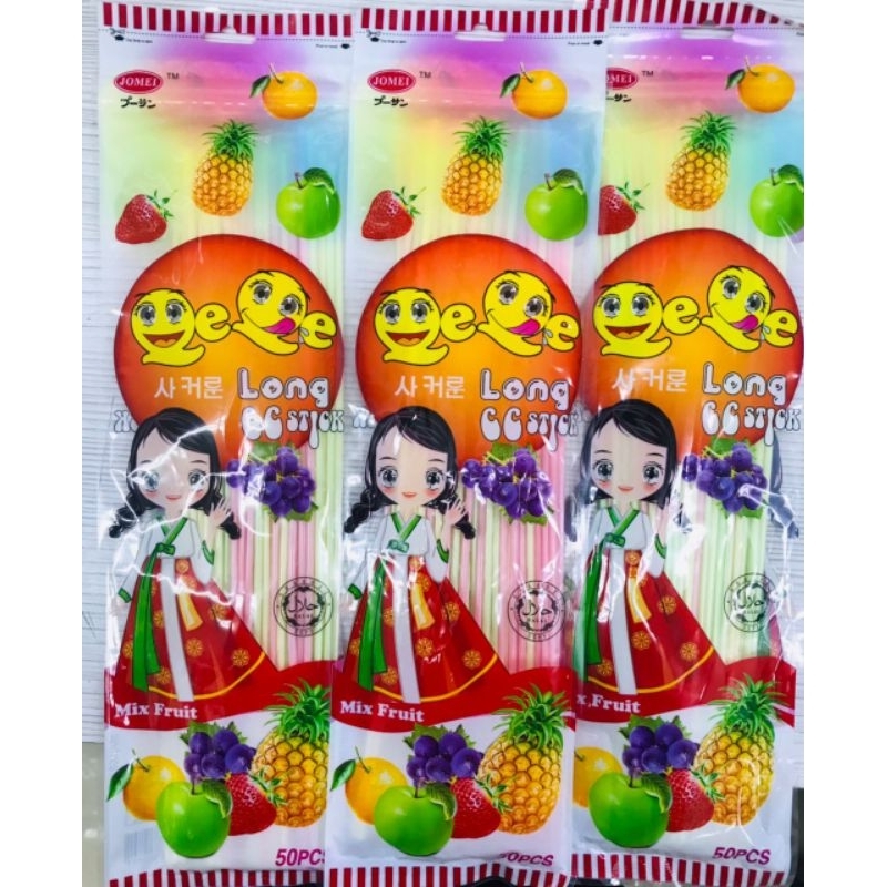 50pcs Qeqe Long CC Stick Candy (HALAL) | Shopee Malaysia