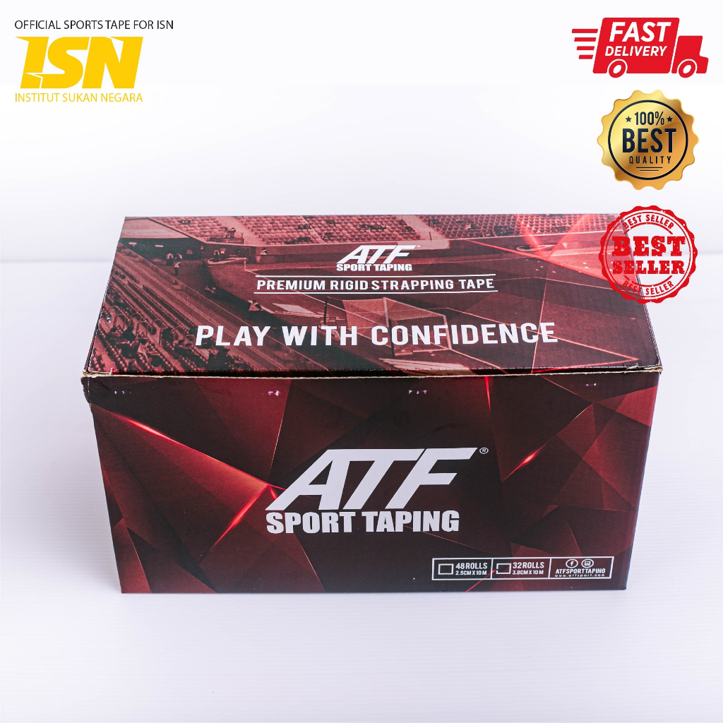 Strapping Rigid Sport Tape 3.8cm x 10m (1 BOX/32Rolls) by ATF SPORT ...