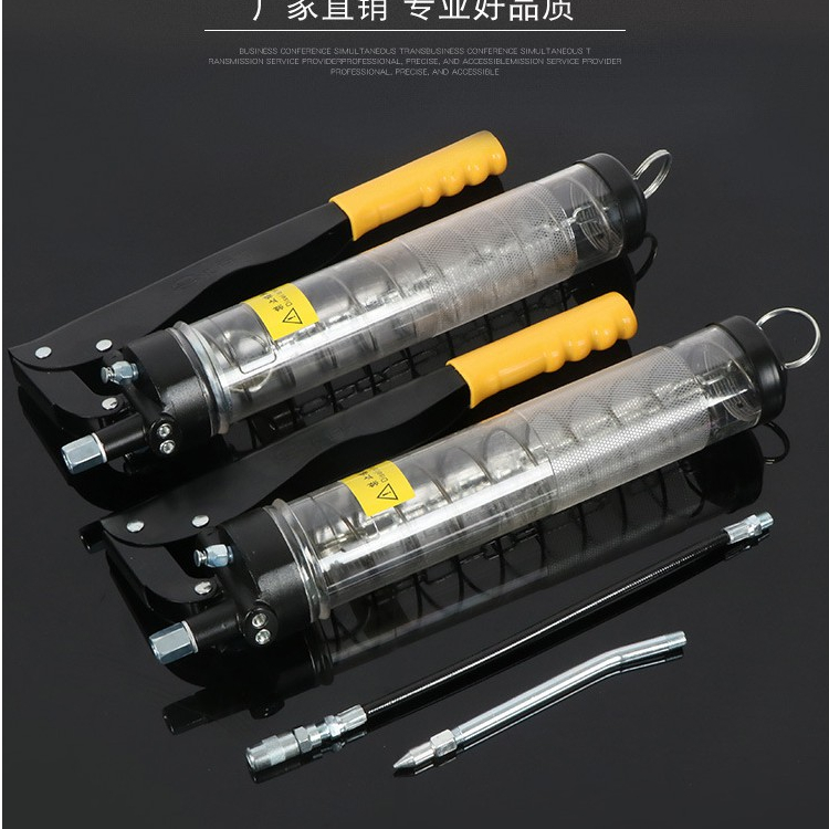 KOMATSU 10000PSI 600CC-900CC Grease Gun Heavy Duty Transparent Manual ...