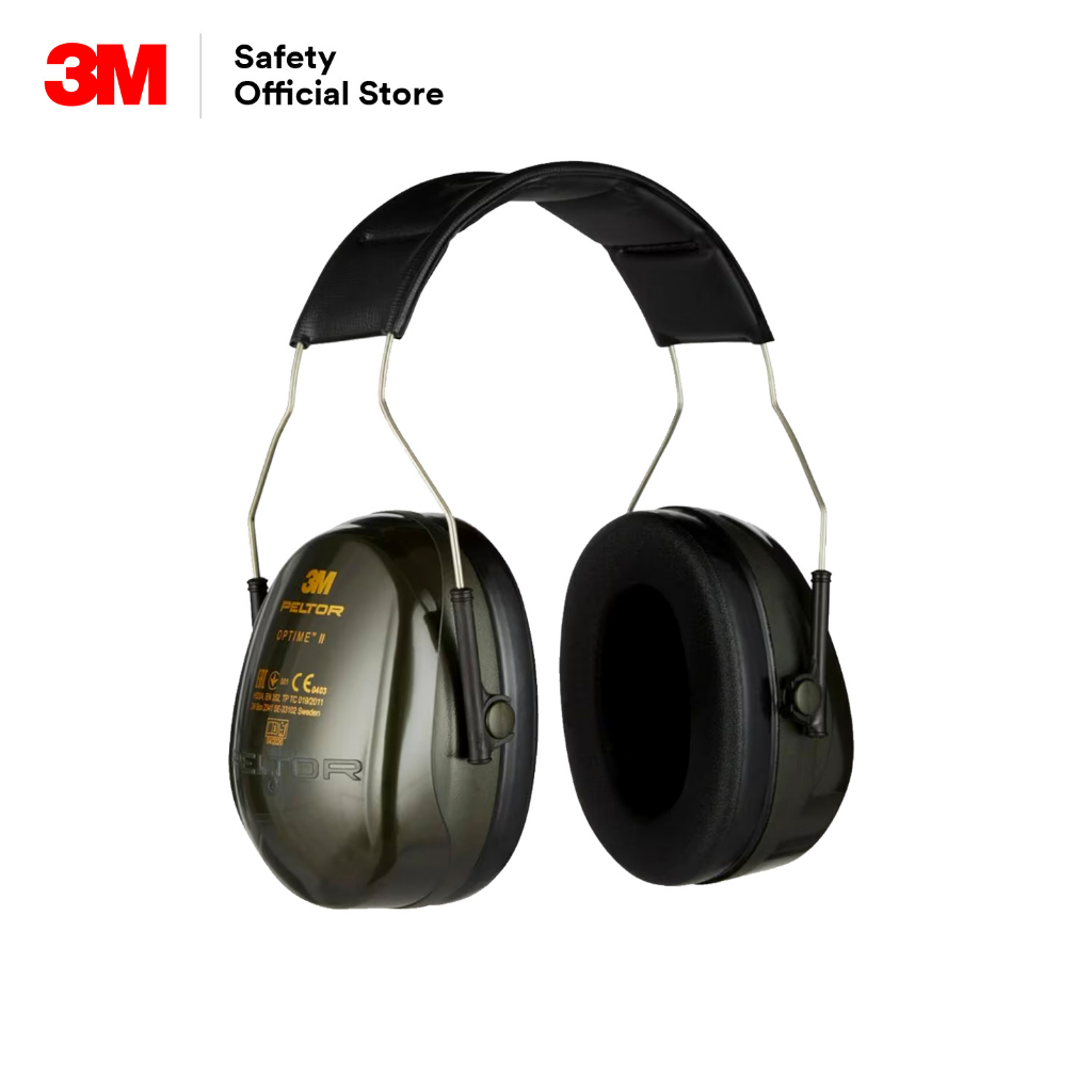3M™ H520A Peltor Optime II Safety Earmuffs SNR 31 dB/ DOSH SIRIM approved/ H520A-407-GQ/ PSD_ EM ...