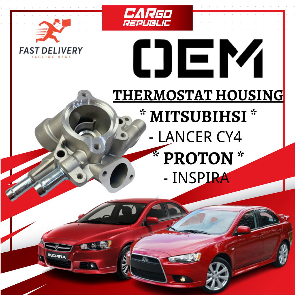 Mitsubishi Lancer CY4 , Proton Inspira 1.8 / 2.0 Thermostat Housing ...