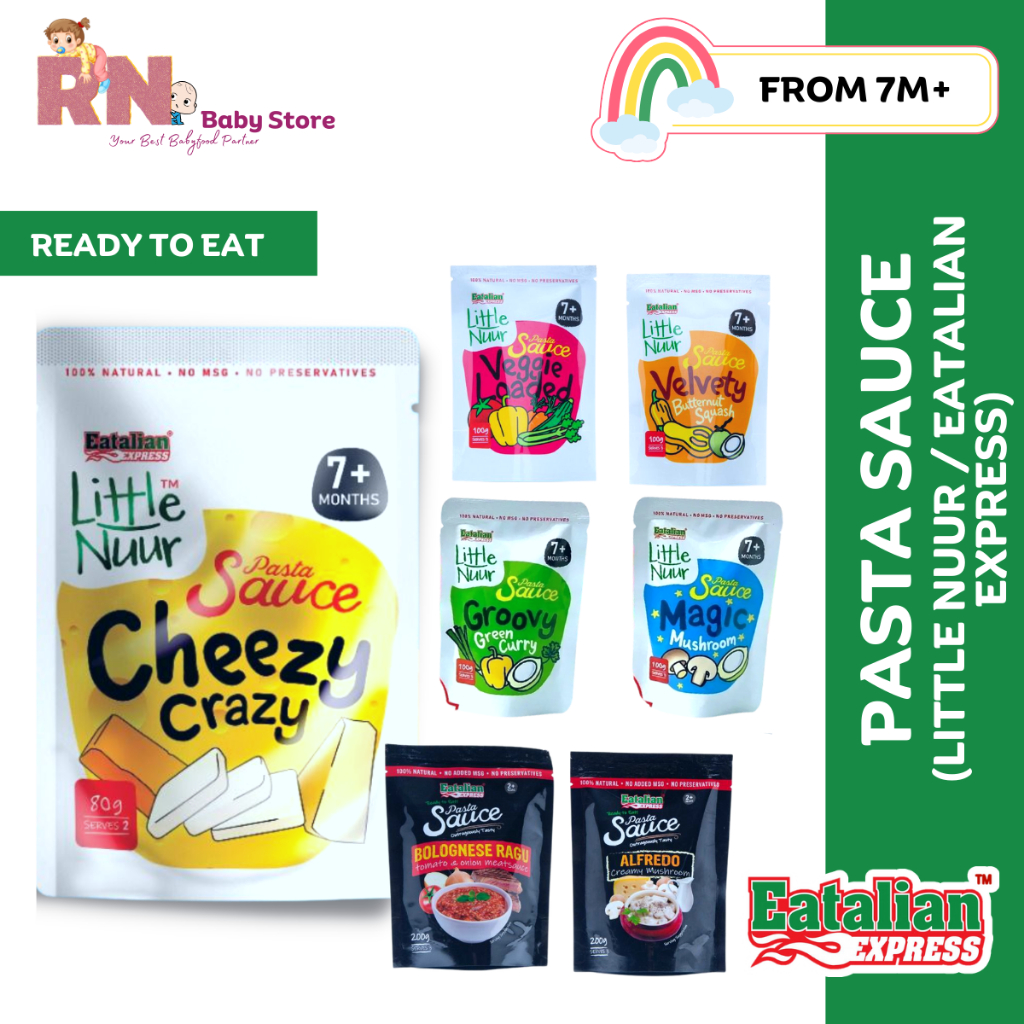 Eatalian Express Pasta Sauce Baby Magic Mushroom Cheezy Crazy/Buternut ...