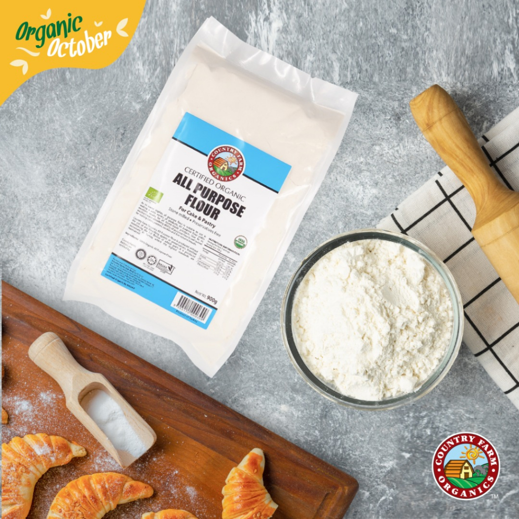 Country Farm Certified Organic All Purpose Flour (900g) | Shopee Malaysia