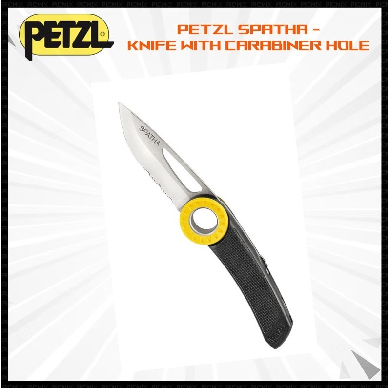PETZL Spatha - Knife with Carabiner Hole (Ready Stock!!) | Shopee Malaysia