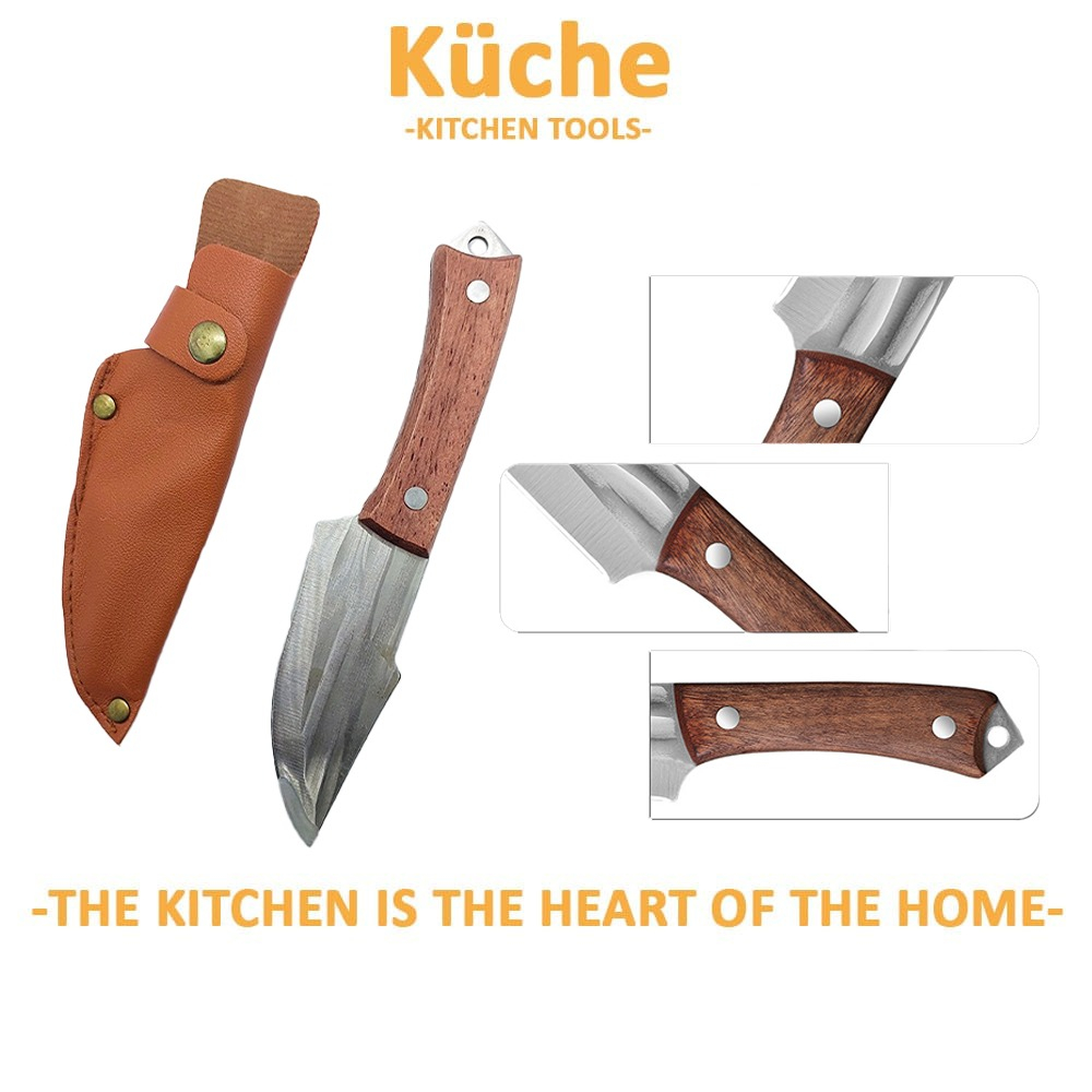 KUCHE Portable Kitchen Bone Cutting Knife Kitchen Chef Butcher Ribs ...