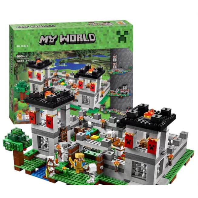 MY WORLD MINECRAFT : THE FORTREES BUILDING BLOCKS (10472) | Shopee Malaysia