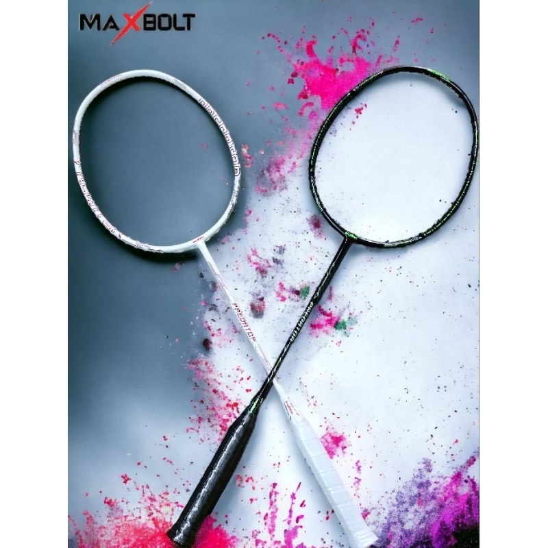 MAXBOLT BADMINTON RACKET PREDATOR 4U HEAD HEAVY(MAX Tension 32lbs ...