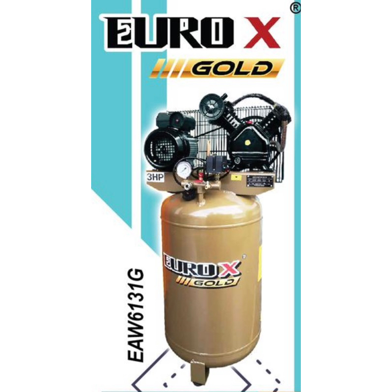 Eurox EAW6131G 3Hp 150Liter Air Compressor 12bar 240v | Shopee Malaysia