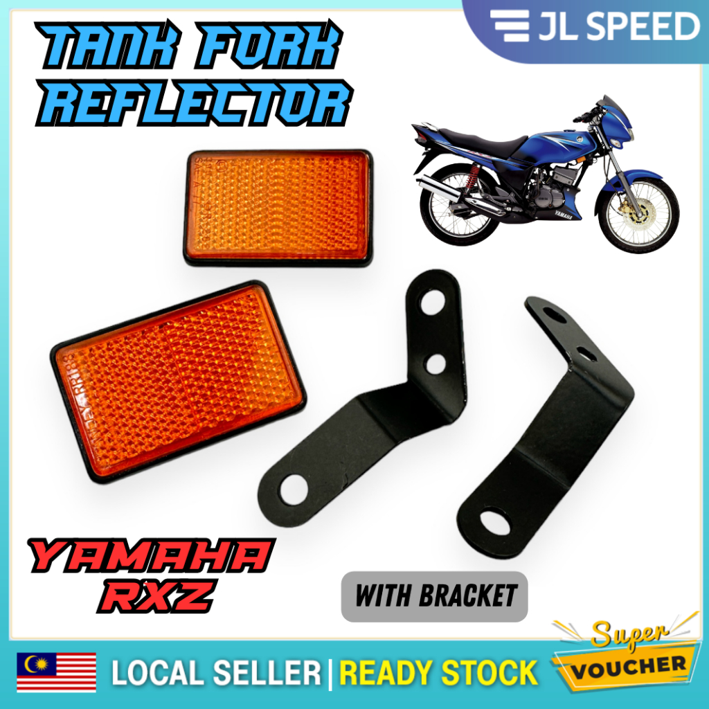 RXZ TANK FORK REFLECTOR LIGHT BATUCAYA PANTUL CAHAYA WITH BRACKET SET ...