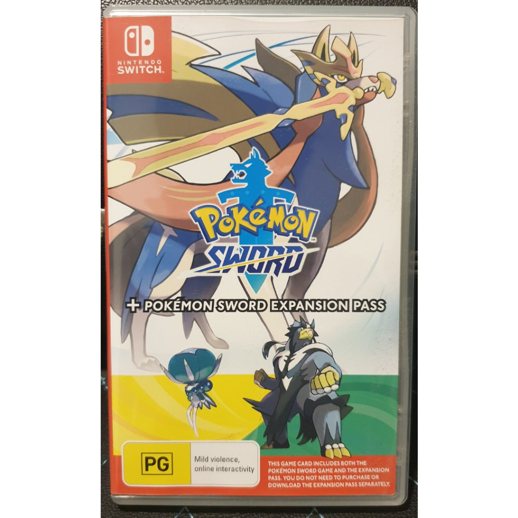 [New seal/Used Game] Nintendo Switch Pokemon Sword Expansion Pass ...