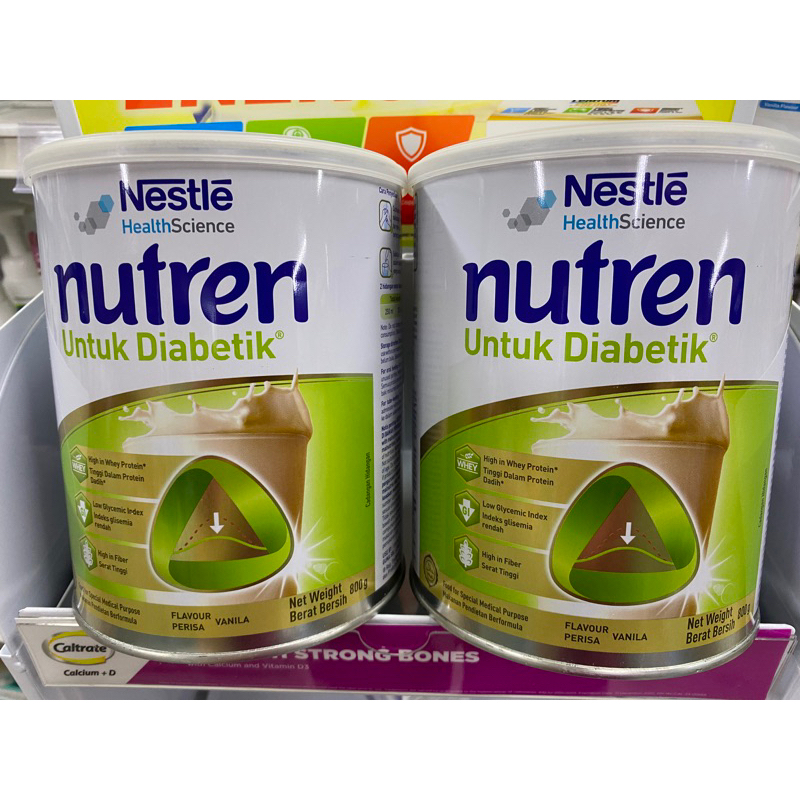 Nestle Nutren Diabetik l800g/ 800g+800g / 800+800g Free glucosmeter exp 6/2025 | Shopee Malaysia